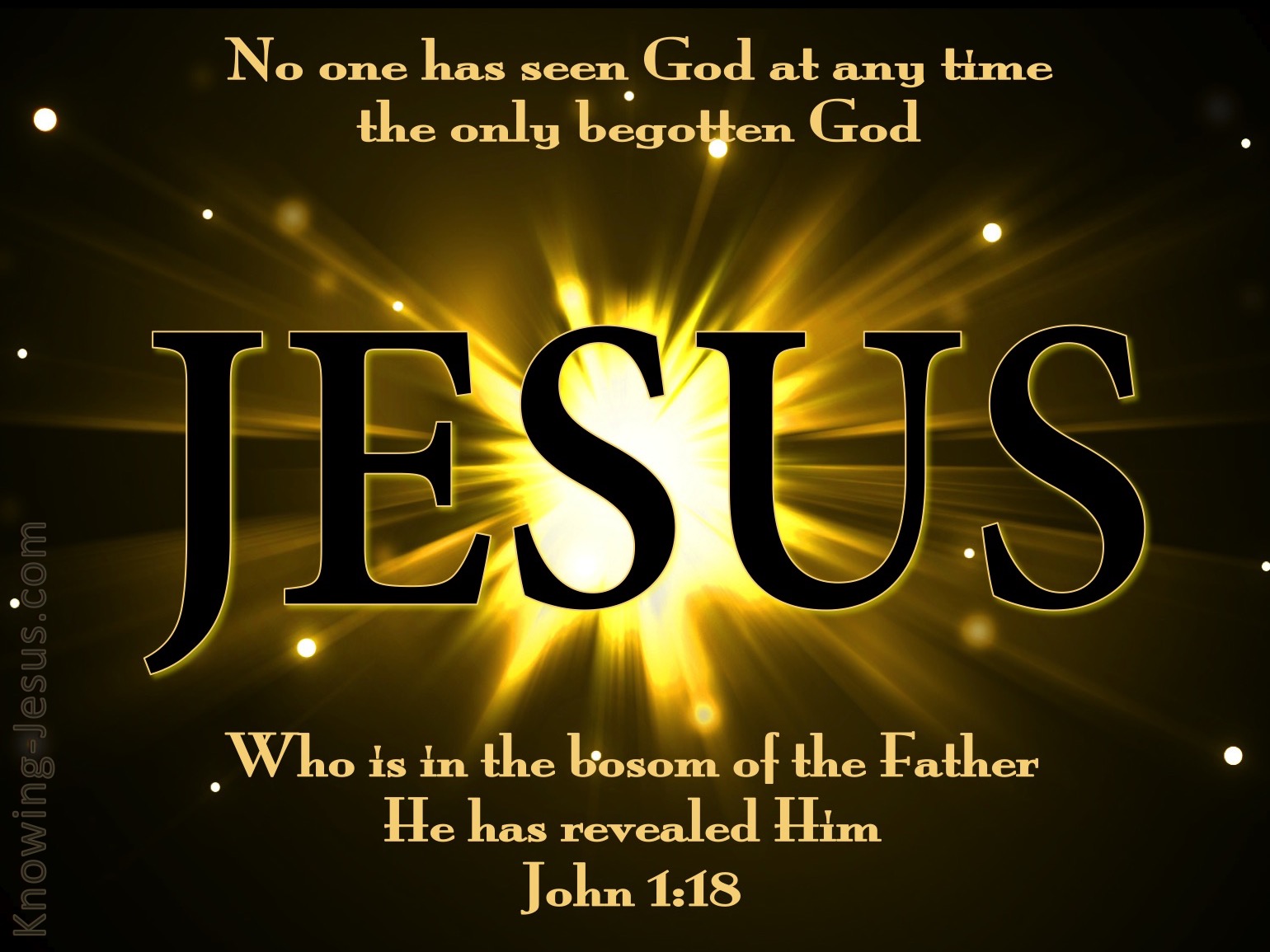 What Does John 1 18 Mean 